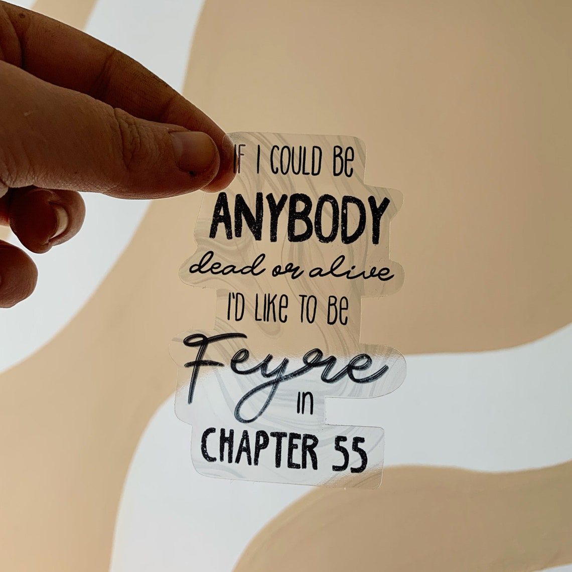 Feyre Acotar Rhys Sticker Laptop Decal Sjm Booktok Booklovers Chapter ...