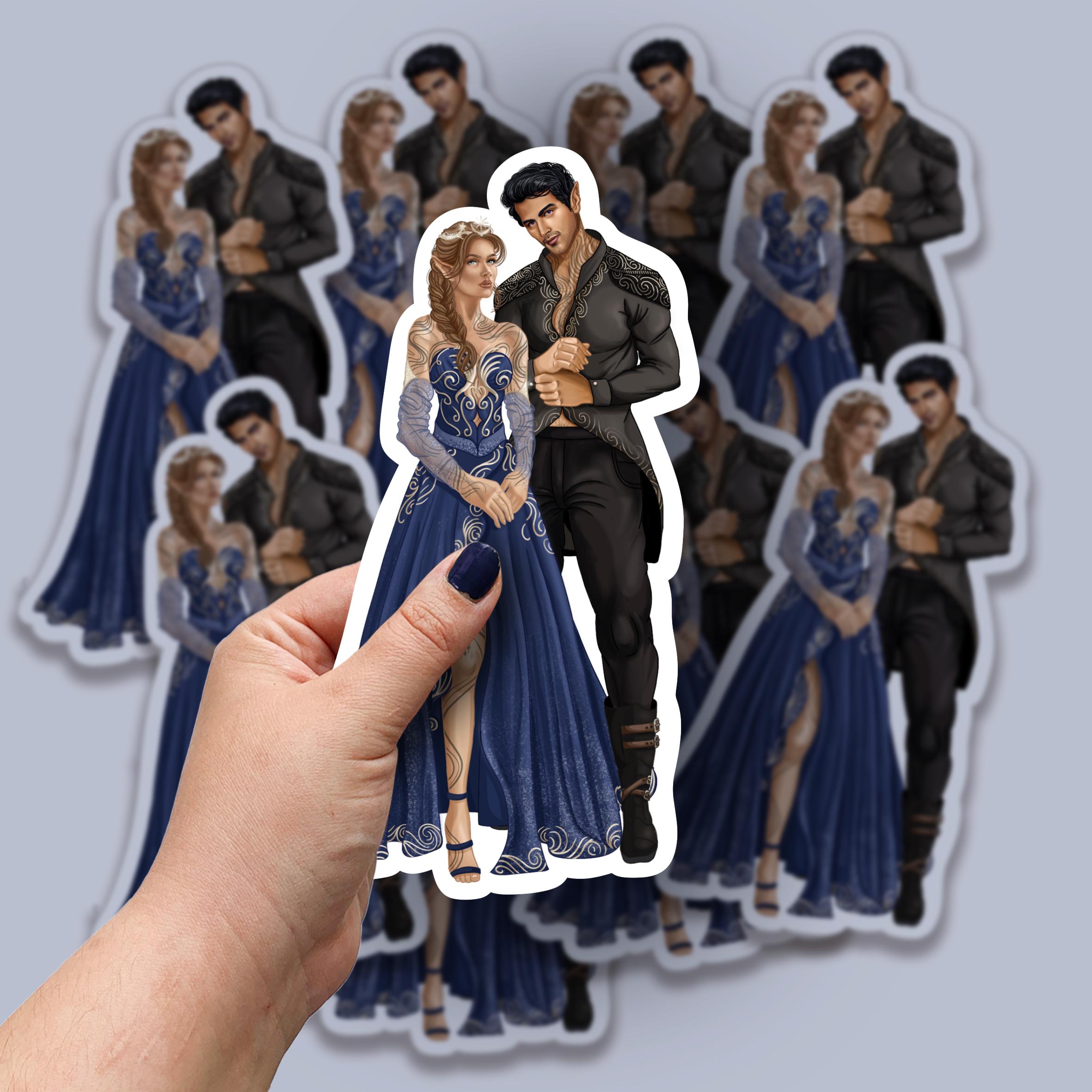 Acotar Stickers Character Art Fantasy Illustration Night Court Inner ...