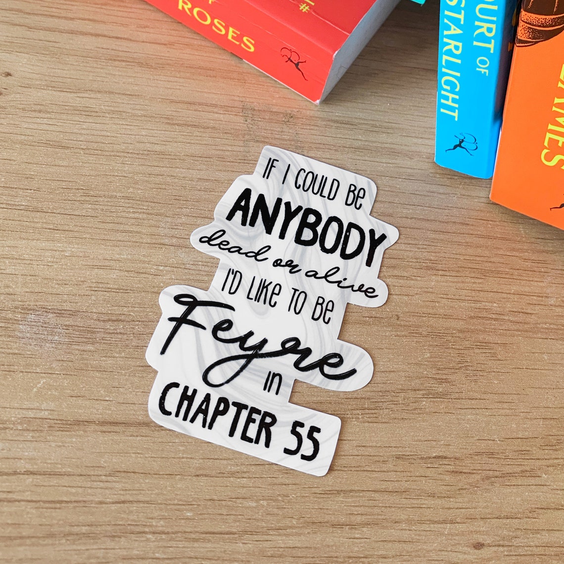 Feyre Acotar Rhys Sticker Laptop Decal Sjm Booktok Booklovers Chapter ...