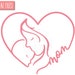 Mom and Baby Heart SVG, Mom Heart SVG, Happy Mother's Day SVG, Mother's ...