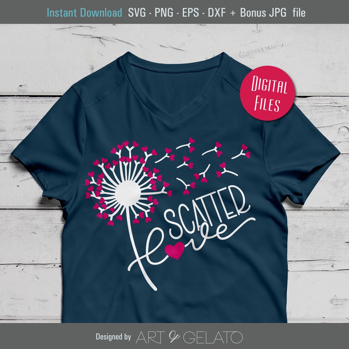 Scatter Love SVG Valentines Svg Heart Svg Instant Download - Etsy
