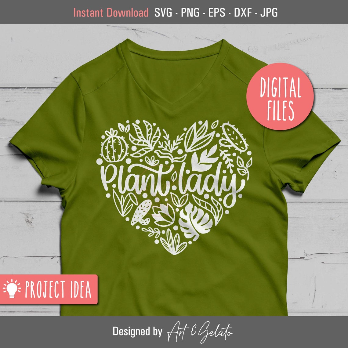 Plant Lady Heart Svg Plant Lady Svg Plant Mom Svg Gardening | Etsy