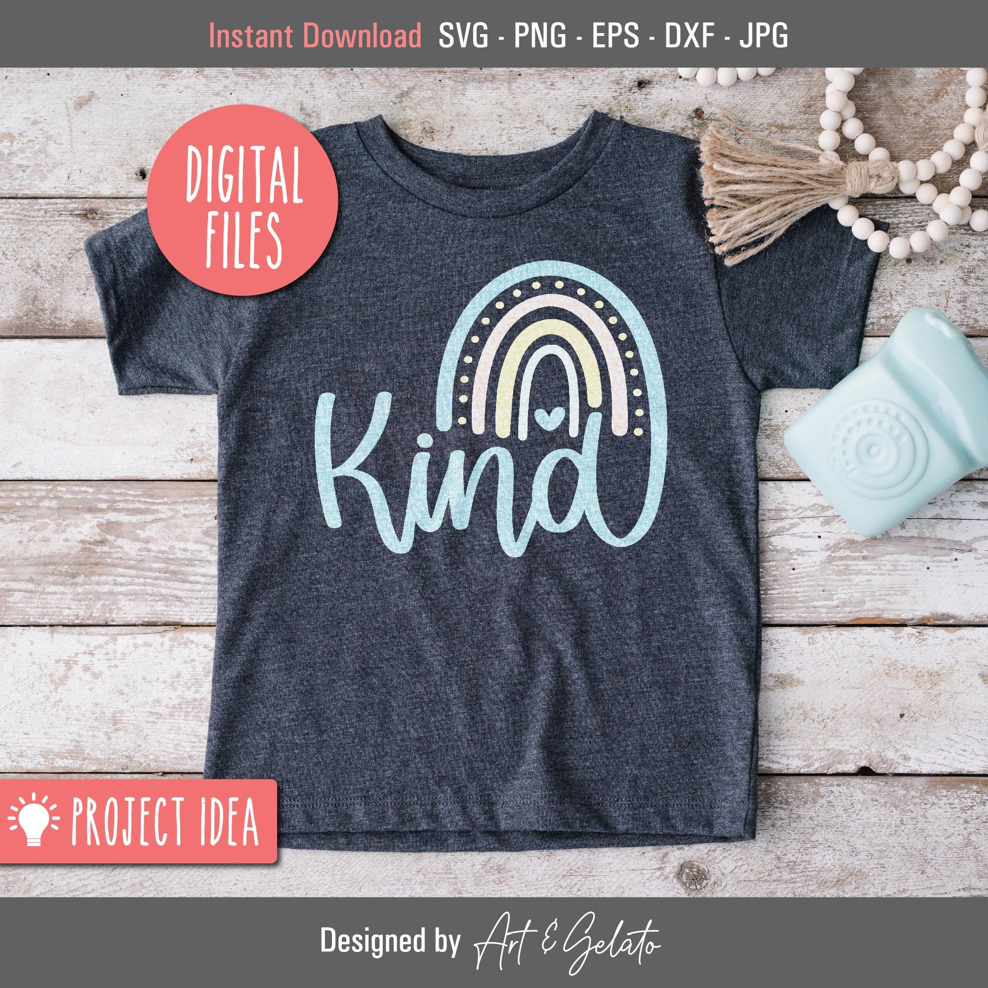 Kind Rainbow SVG Kind SVG Be Kind Choose to Be Kind | Etsy