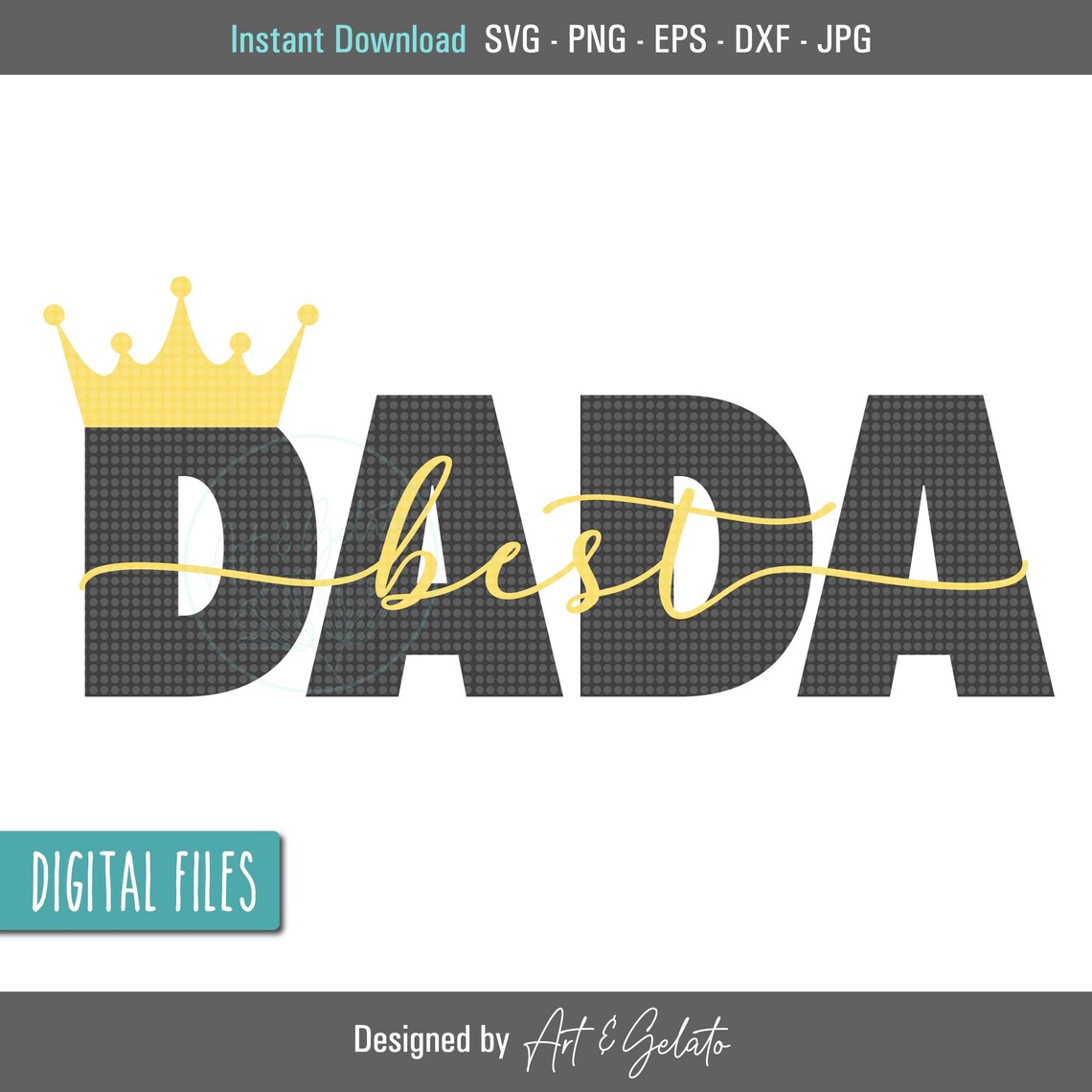 Best Dada Crown SVG Happy Father's Day SVG Fathers Day - Etsy