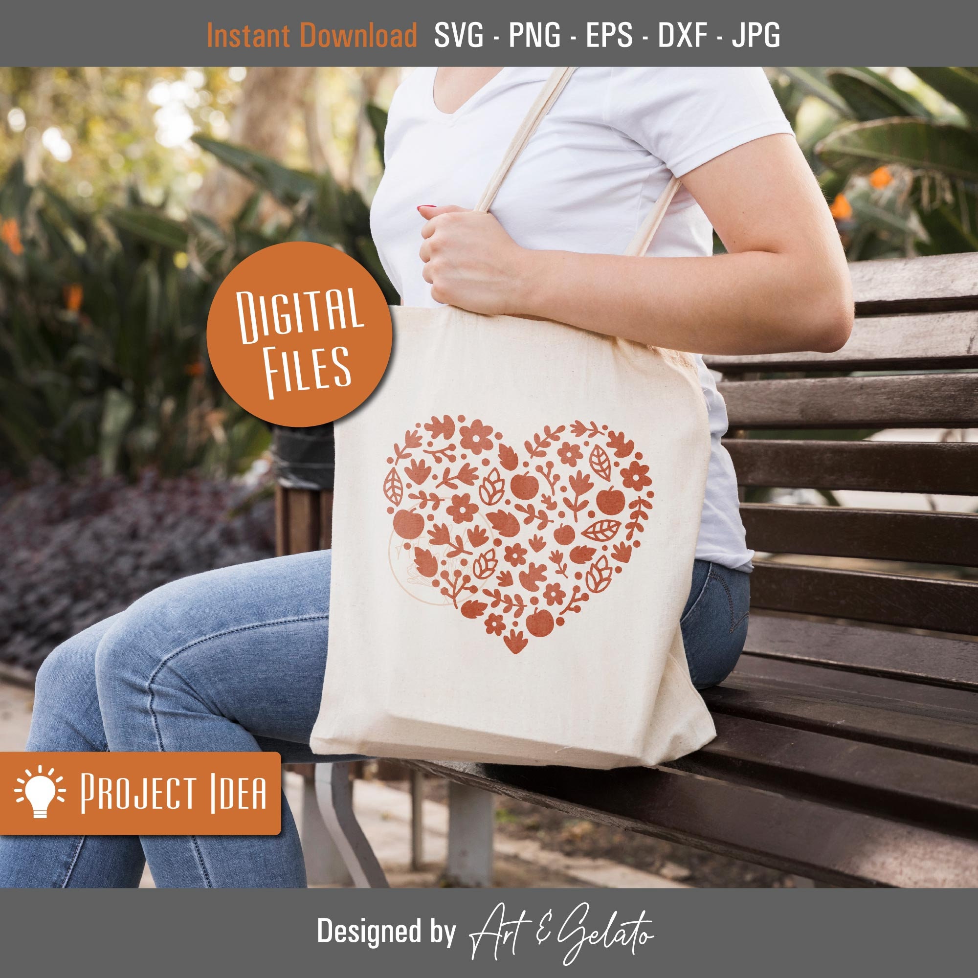 Autumn Heart SVG Fall Pattern Heart SVG Fall Heart SVG - Etsy