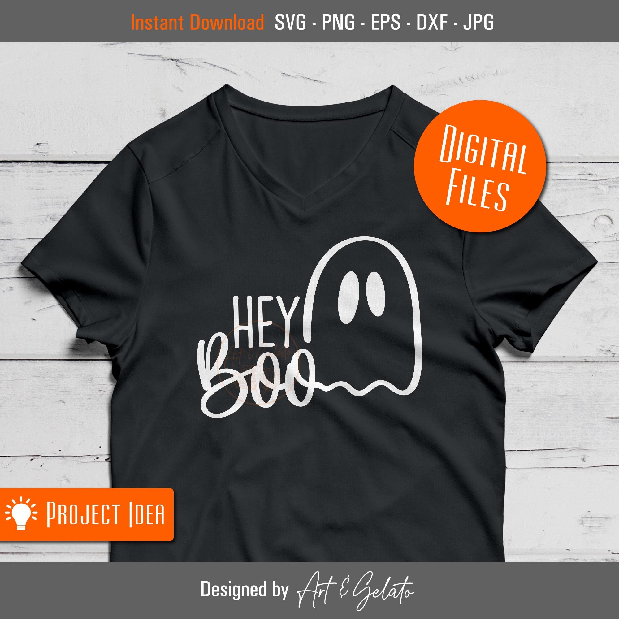 Hey Boo SVG Halloween SVG Ghost Shirt SVG Halloween Door - Etsy