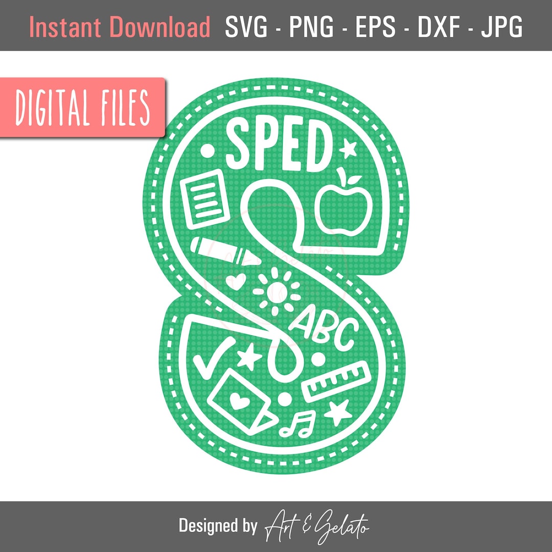 S SVG, Special Education Svg, SPED Svg, Back to School Svg, SPED ...