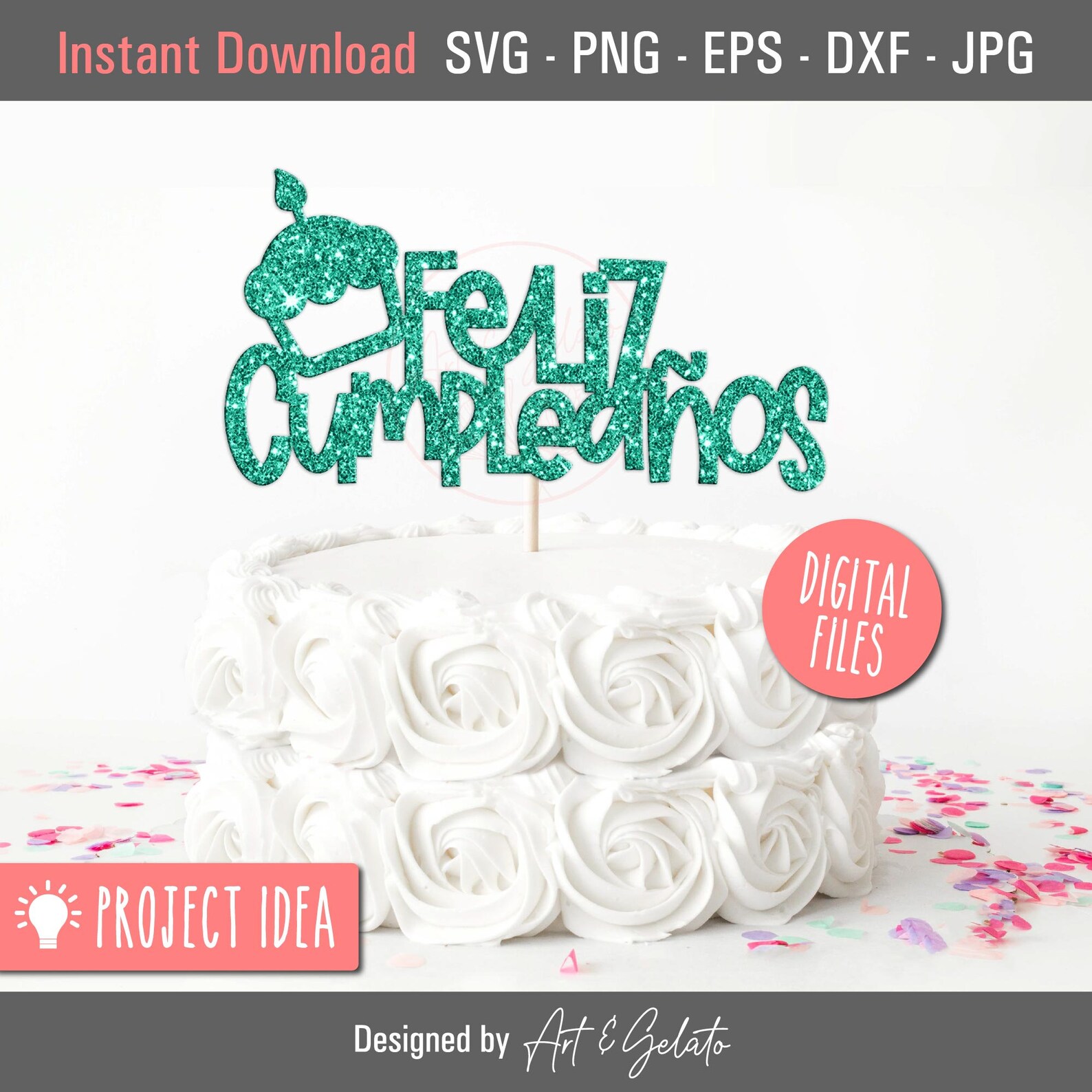 Feliz Cumpleaños Cupcake SVG, Happy Birthday Spanish Svg, Birthday ...