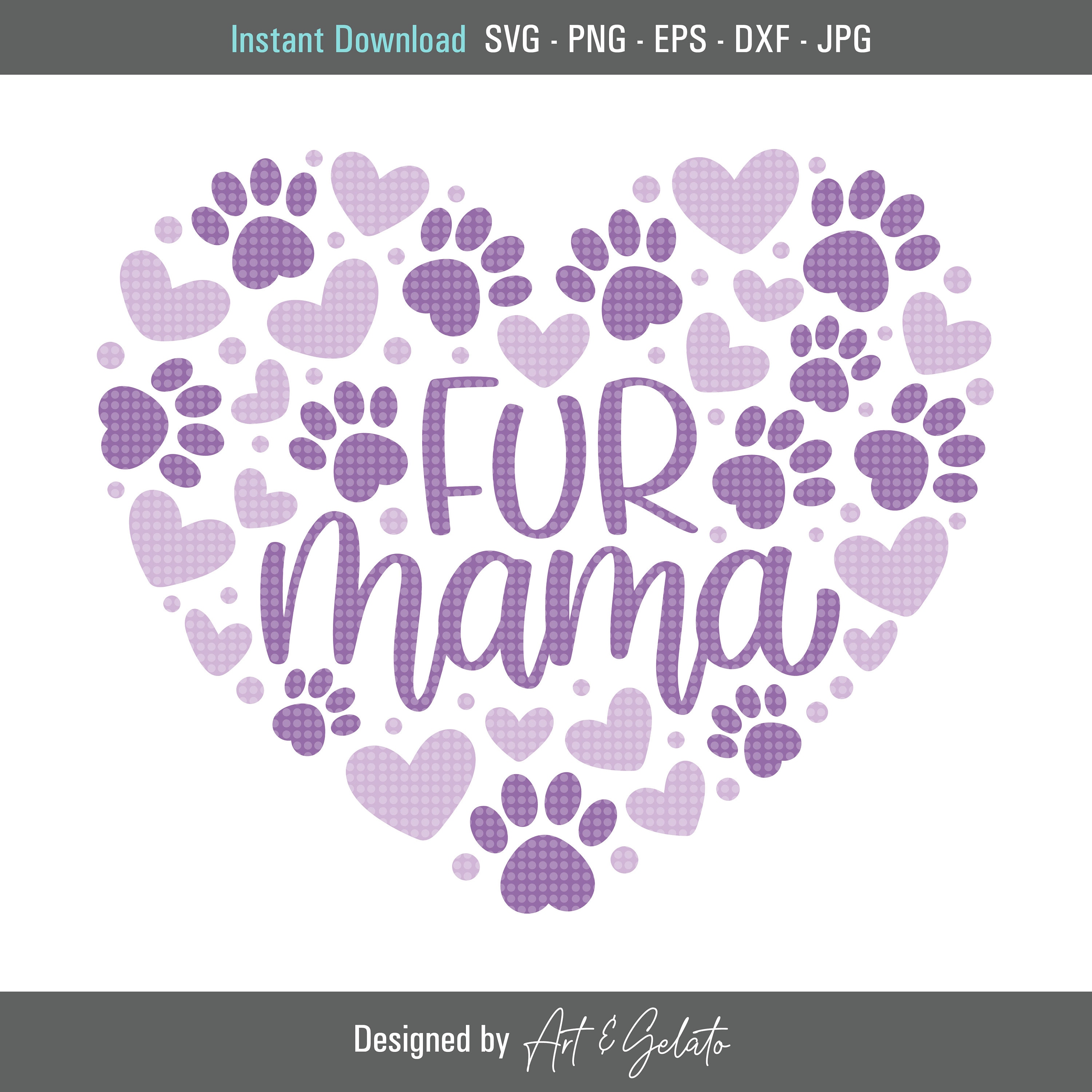 Fur Mama SVG Pet Mom Svg Dog Mom Svg Cat Mom Svg Fur Mom - Etsy