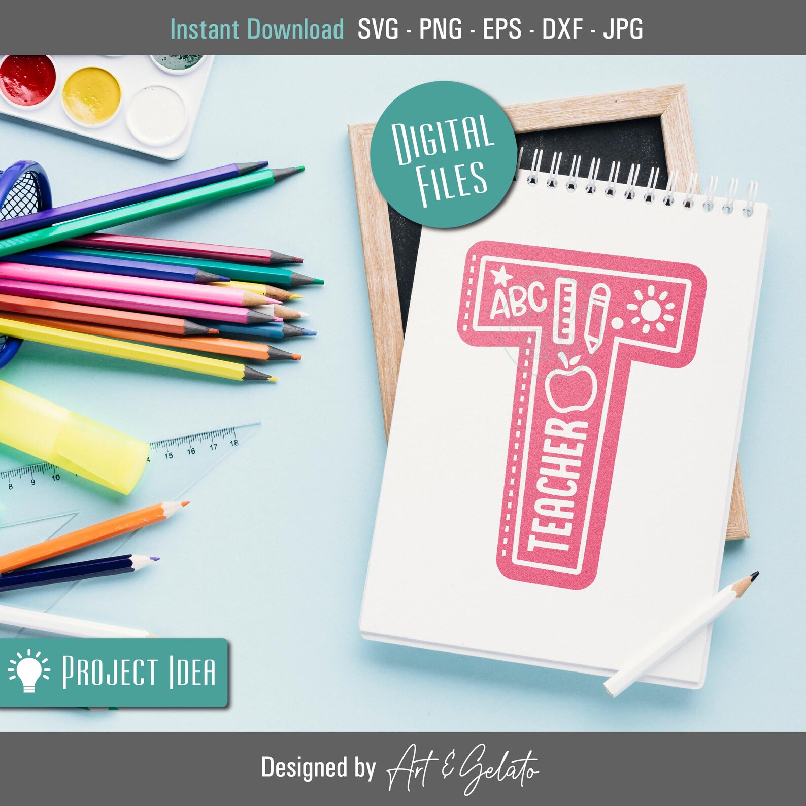 T SVG, Teacher SVG, Elementary Teacher SVG, Back to School Svg, School ...