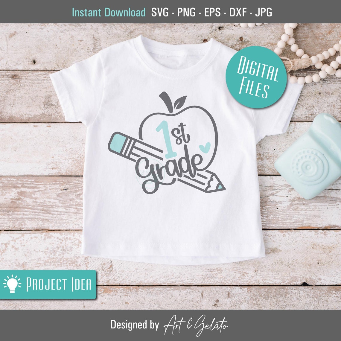 1st Grade Apple SVG, First Grade Svg, First Day of School Svg, Teacher ...