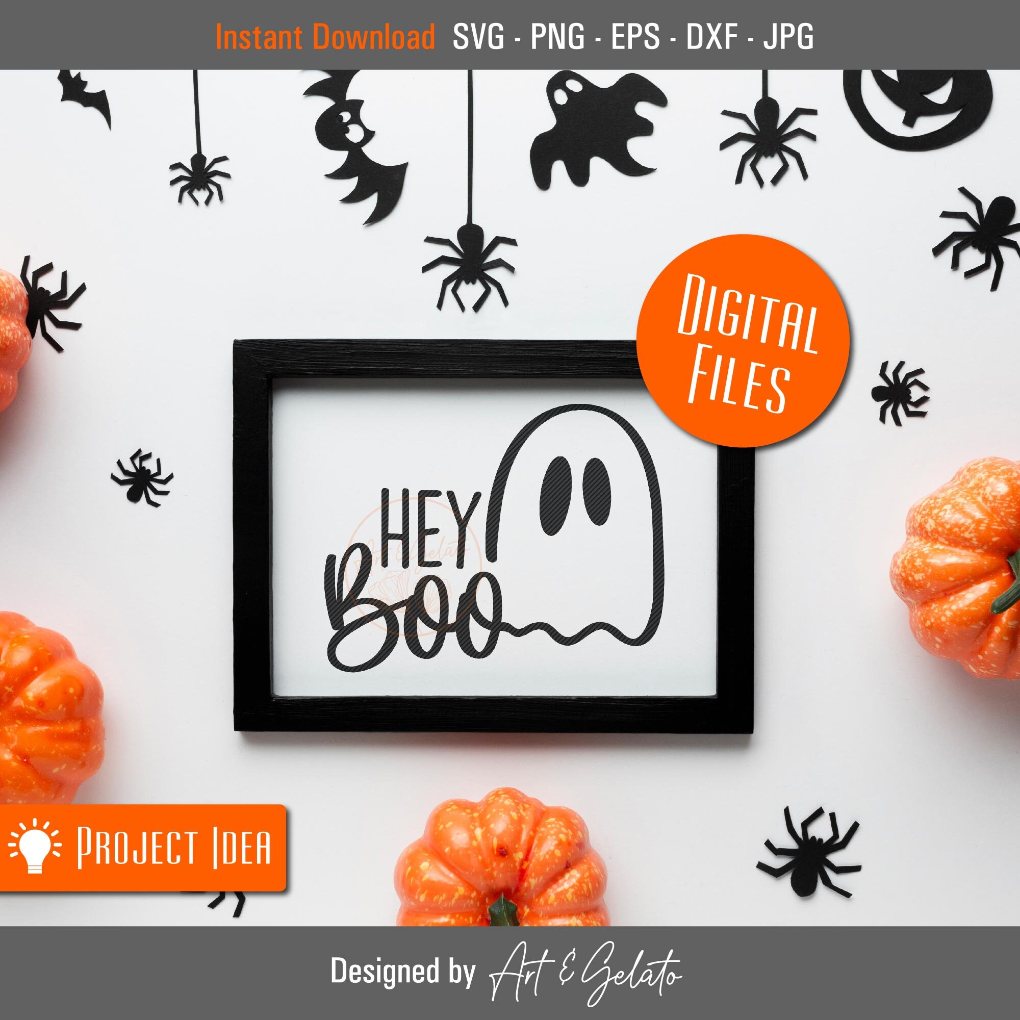 Hey Boo SVG Halloween SVG Ghost Shirt SVG Halloween Door - Etsy
