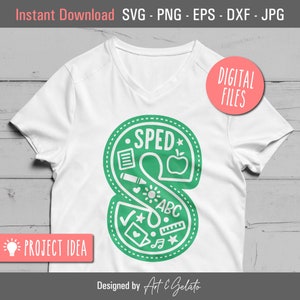 S SVG, Special Education Svg, SPED Svg, Back to School Svg, SPED ...