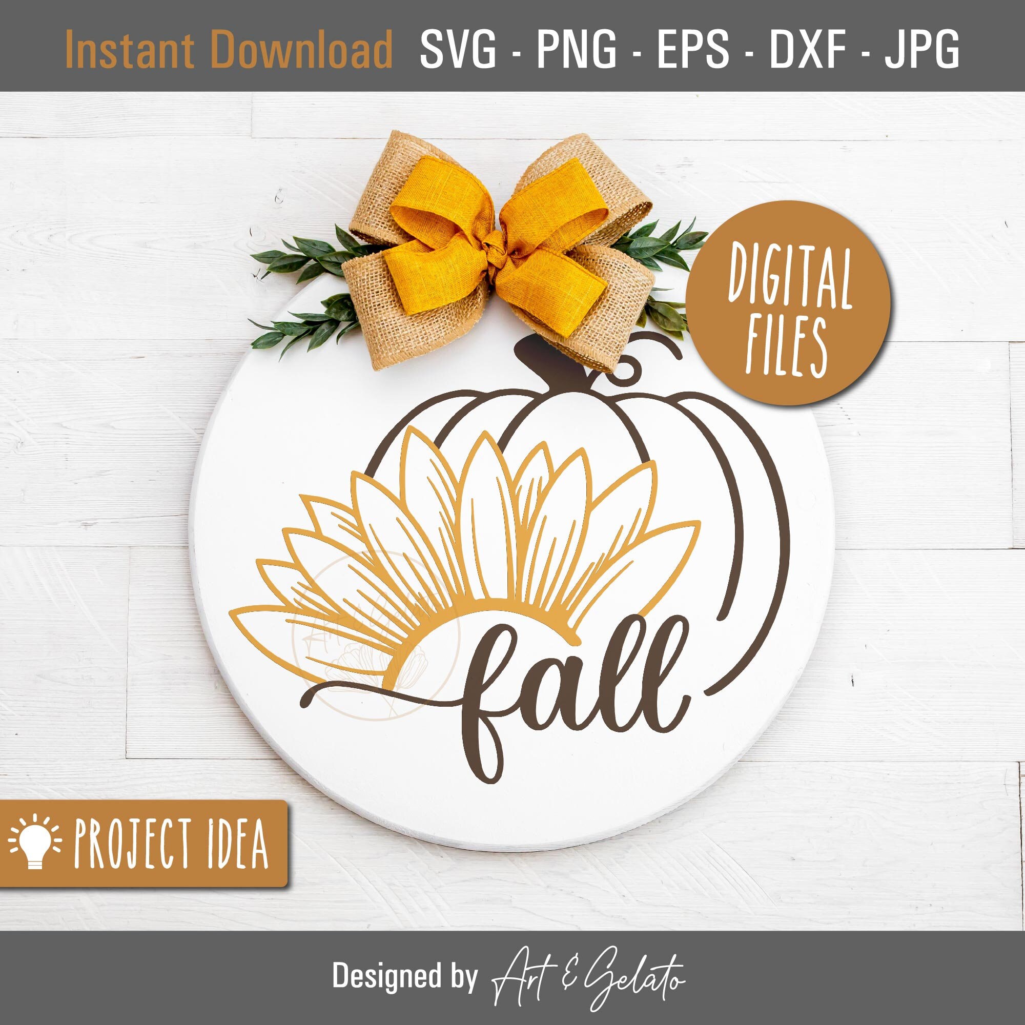 Fall Pumpkin Sunflower SVG Fall SVG Happy Thanksgiving Svg - Etsy