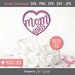 Mom Heart Cutout SVG, Happy Mothers Day Svg, Mothers Day Cake Topper ...