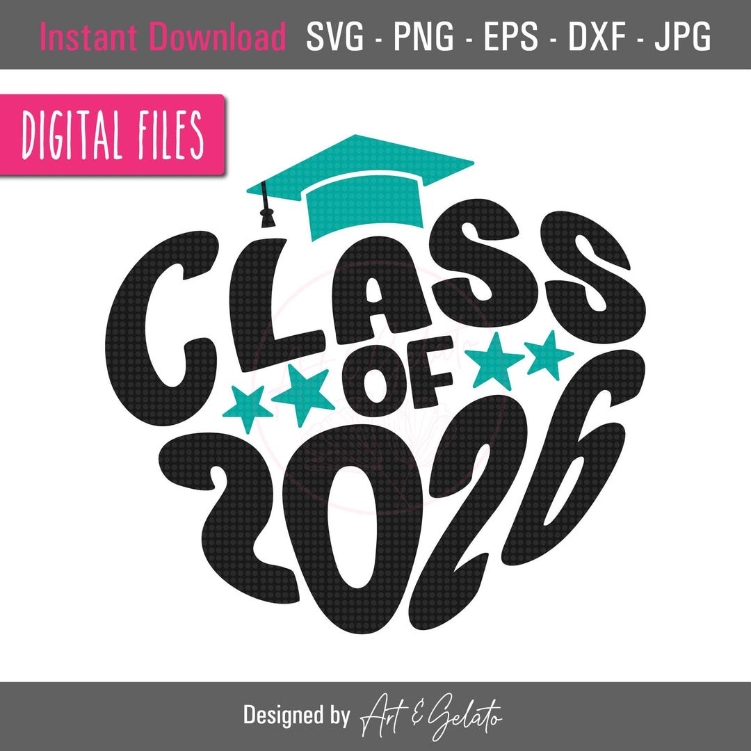 Class of 2026 Heart SVG, High School Graduation SVG, Graduation Shirt ...