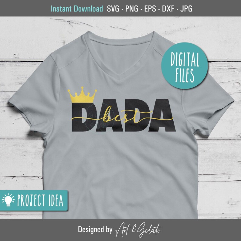 Best Dada Crown SVG Happy Father's Day SVG Fathers Day - Etsy