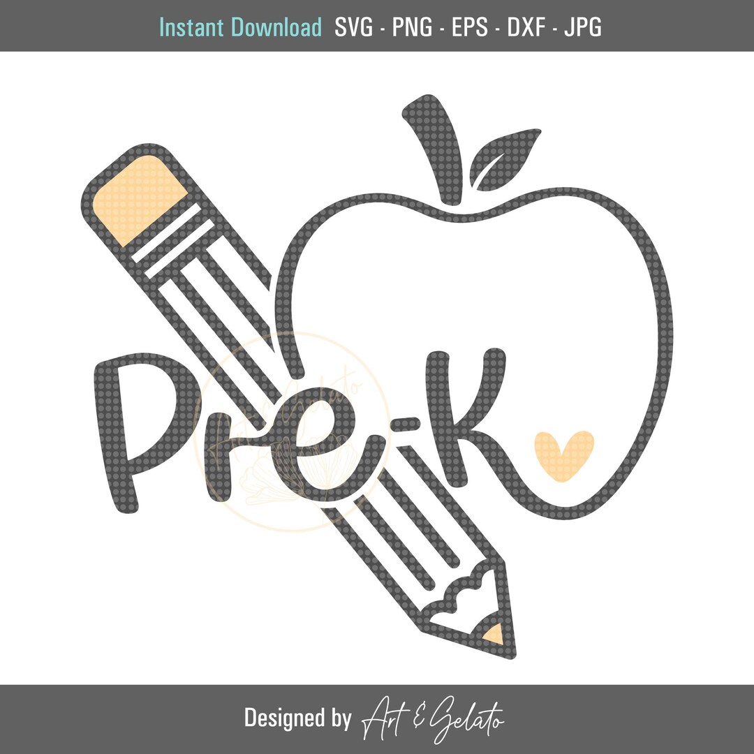 Pre-k Apple SVG, Prek Svg, Prek School Svg, First Day of School Svg ...
