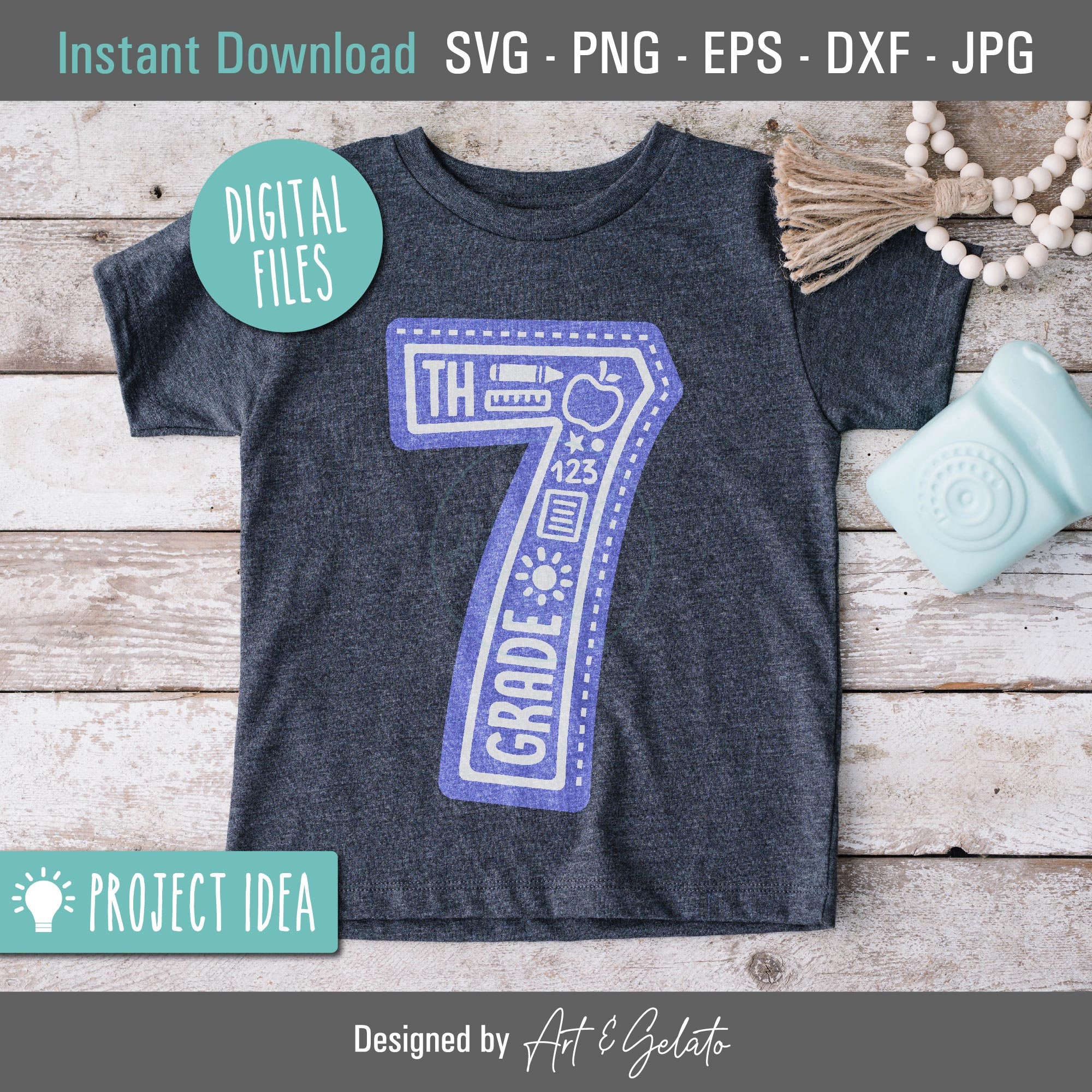 7th Grade SVG, Seventh Grade Svg, First Day of School Svg, Teacher Svg ...