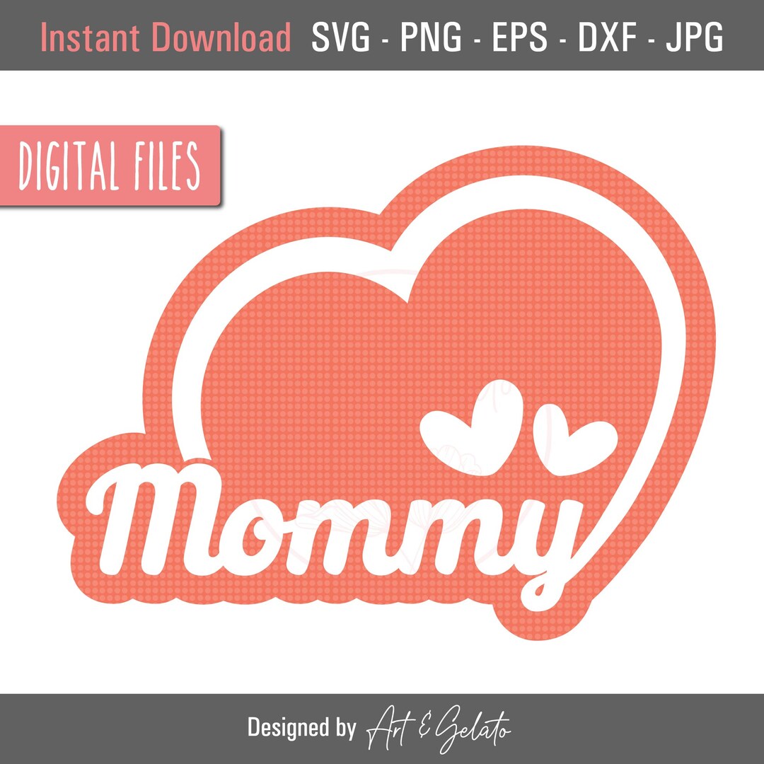 Mommy Hearts SVG, Happy Mother's Day Svg, Mommy Heart Svg, Mom Day Svg ...