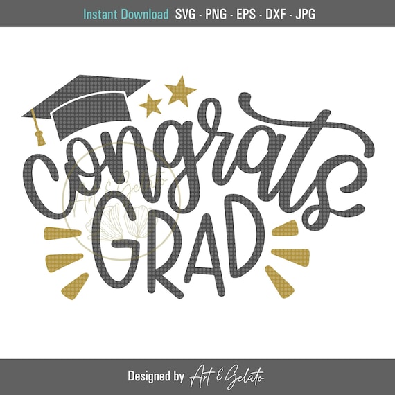 Felicitaciones Grad SVG Graduación SVG High School Grad Svg - Etsy México