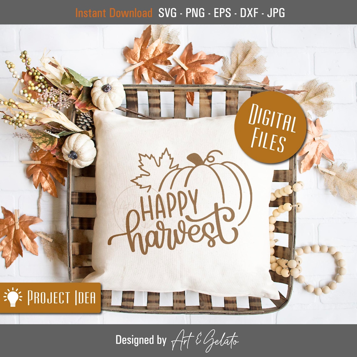 Happy Harvest SVG Harvest Svg Happy Thanksgiving Svg - Etsy