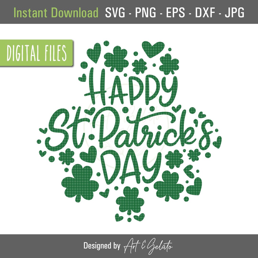 St Patricks Day SVG, St Patrick's Day Svg, St Patricks Svg, Shamrock ...