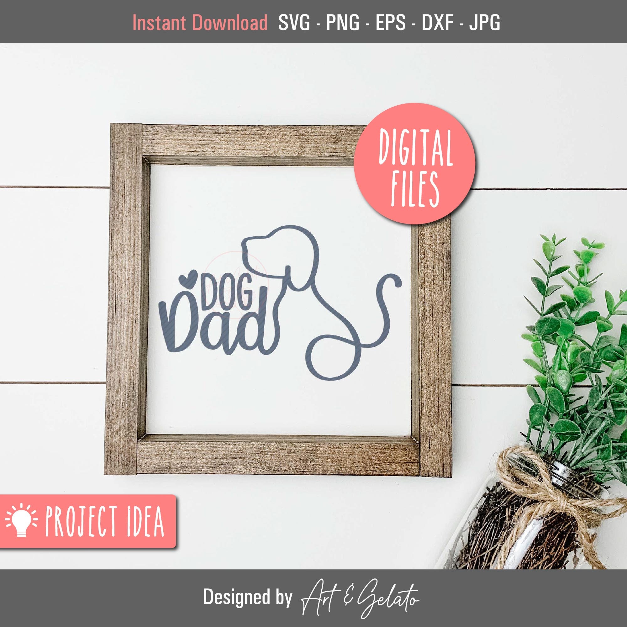 Dog Dad SVG Dog Daddy Dog Svg Dog Lover Svg Dad Svg Pup - Etsy