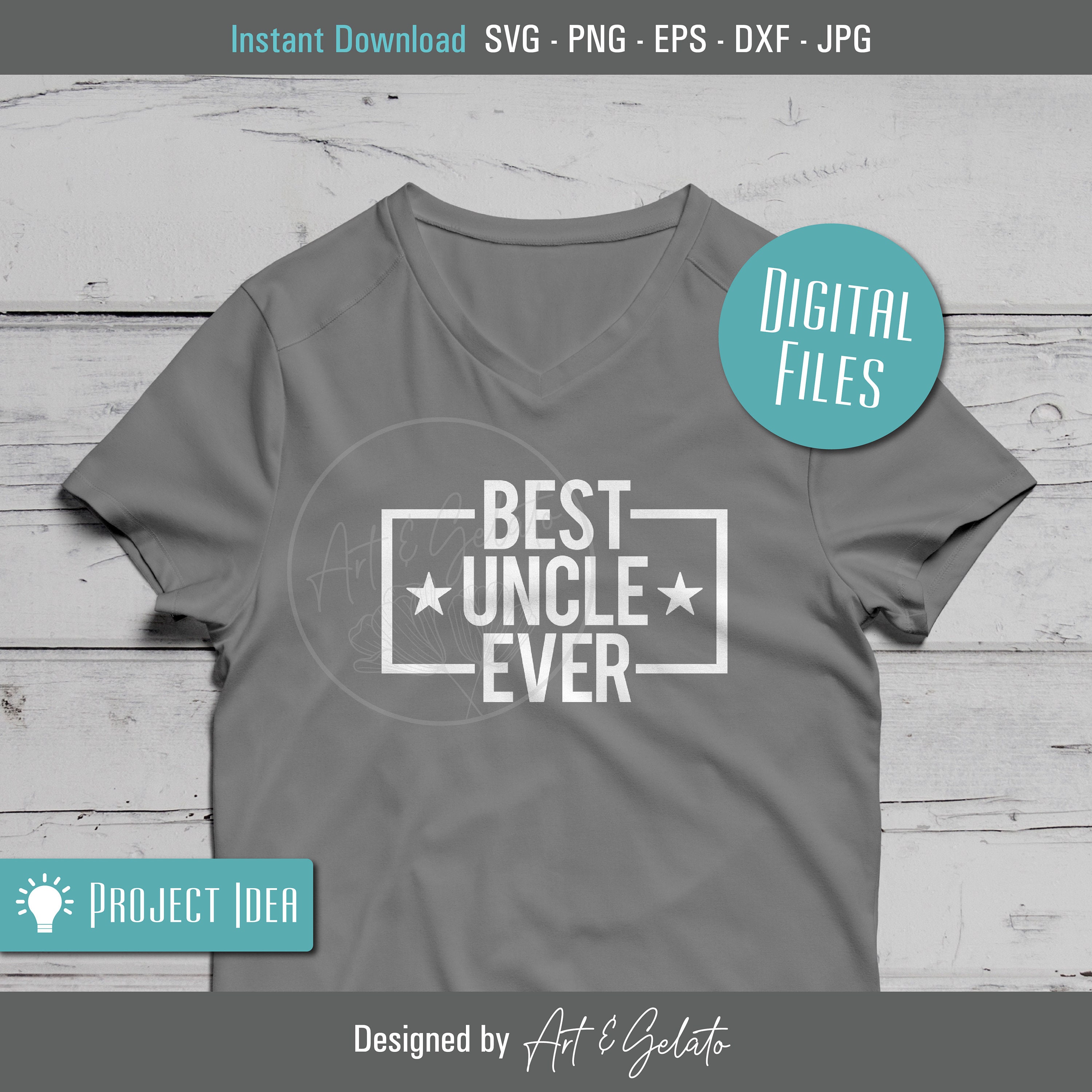 Best Uncle Ever SVG Happy Father's Day SVG Fathers Day - Etsy