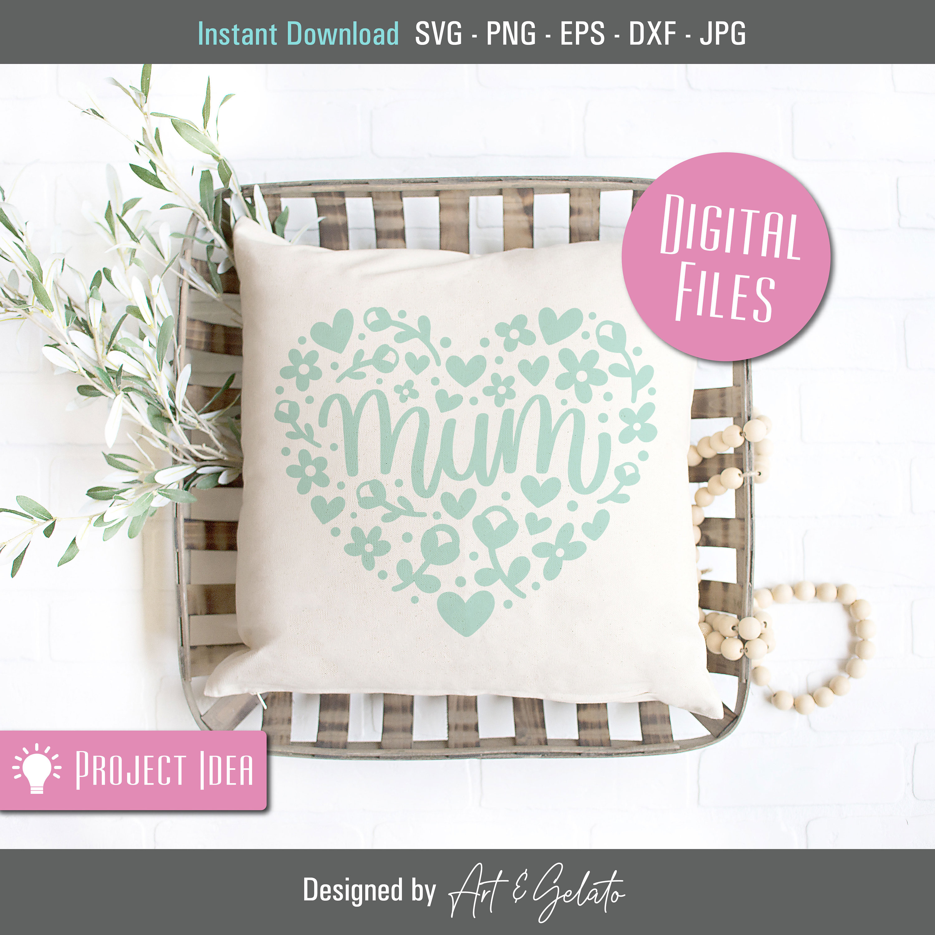 Mum Floral Heart Svg Mum Svg Mam Svg Mom Svg Mummy Svg | Etsy