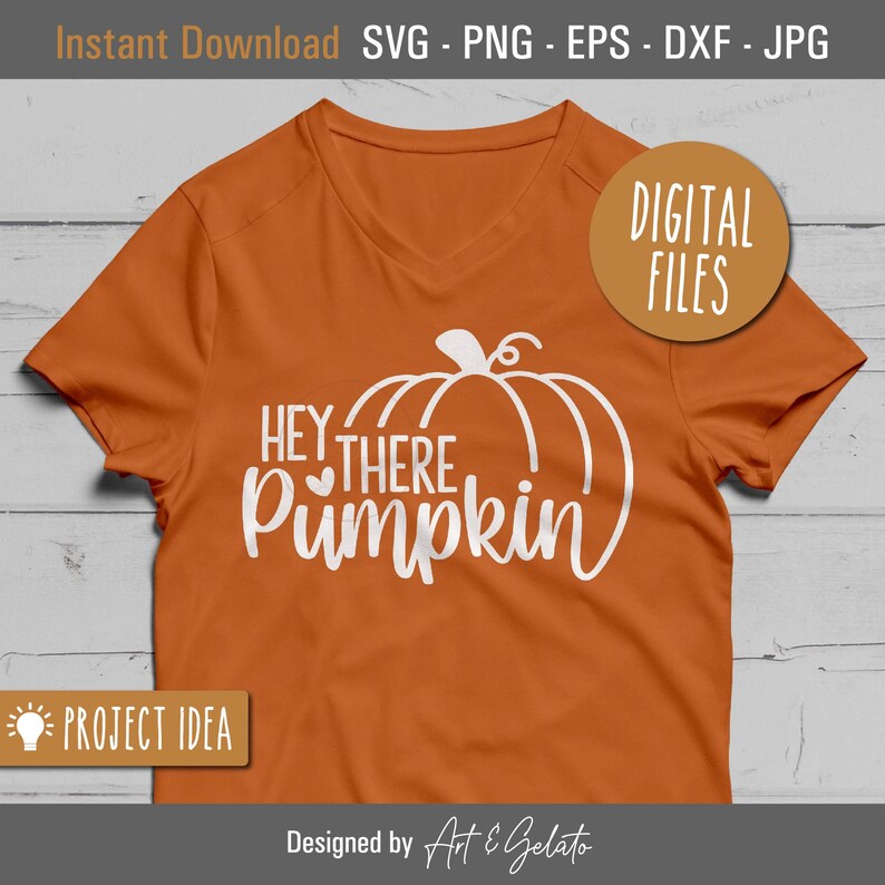 Hey There Pumpkin SVG Fall Pumpkin Svg Thanksgiving Svg - Etsy