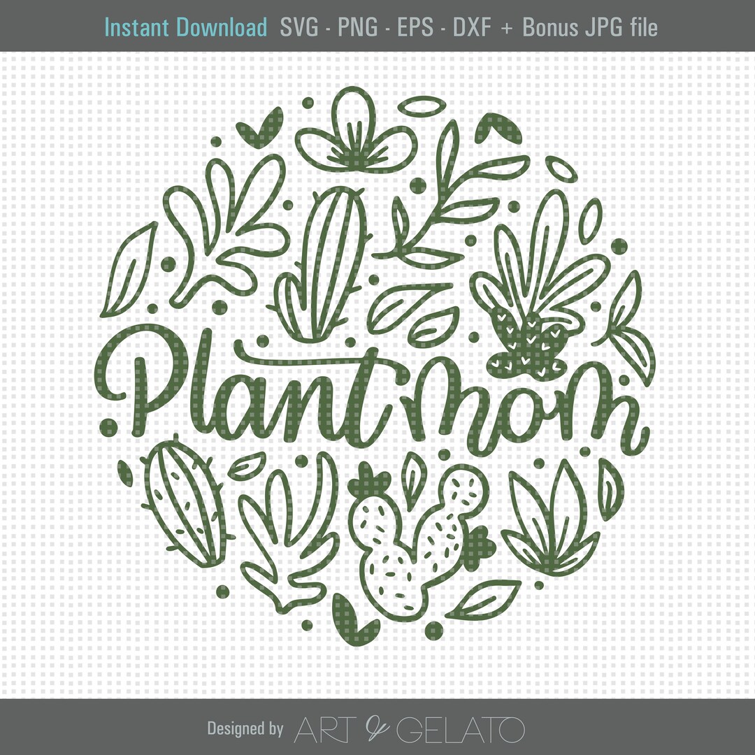 Plant Mom Svg, Plant Lady Svg, Plant Mama Svg, Gardening Shirt Svg ...