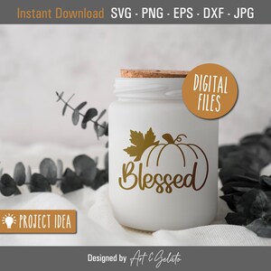 Blessed Pumpkin SVG, Pumpkin Svg, Blessed Svg, Fall Pumpkin Sign SVG ...