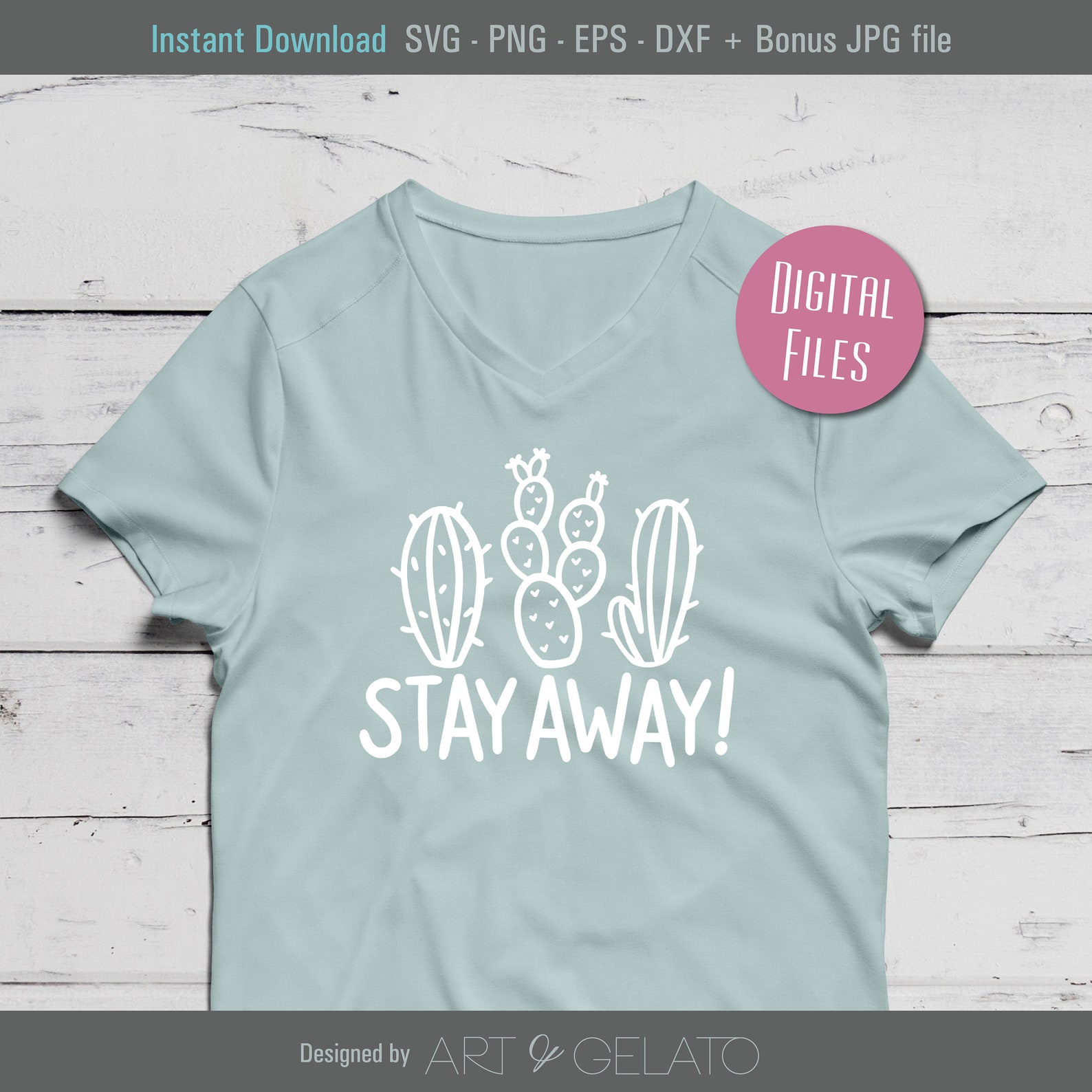 Stay Away SVG Cactus Svg Social Distancing Svg Cactus Stay | Etsy