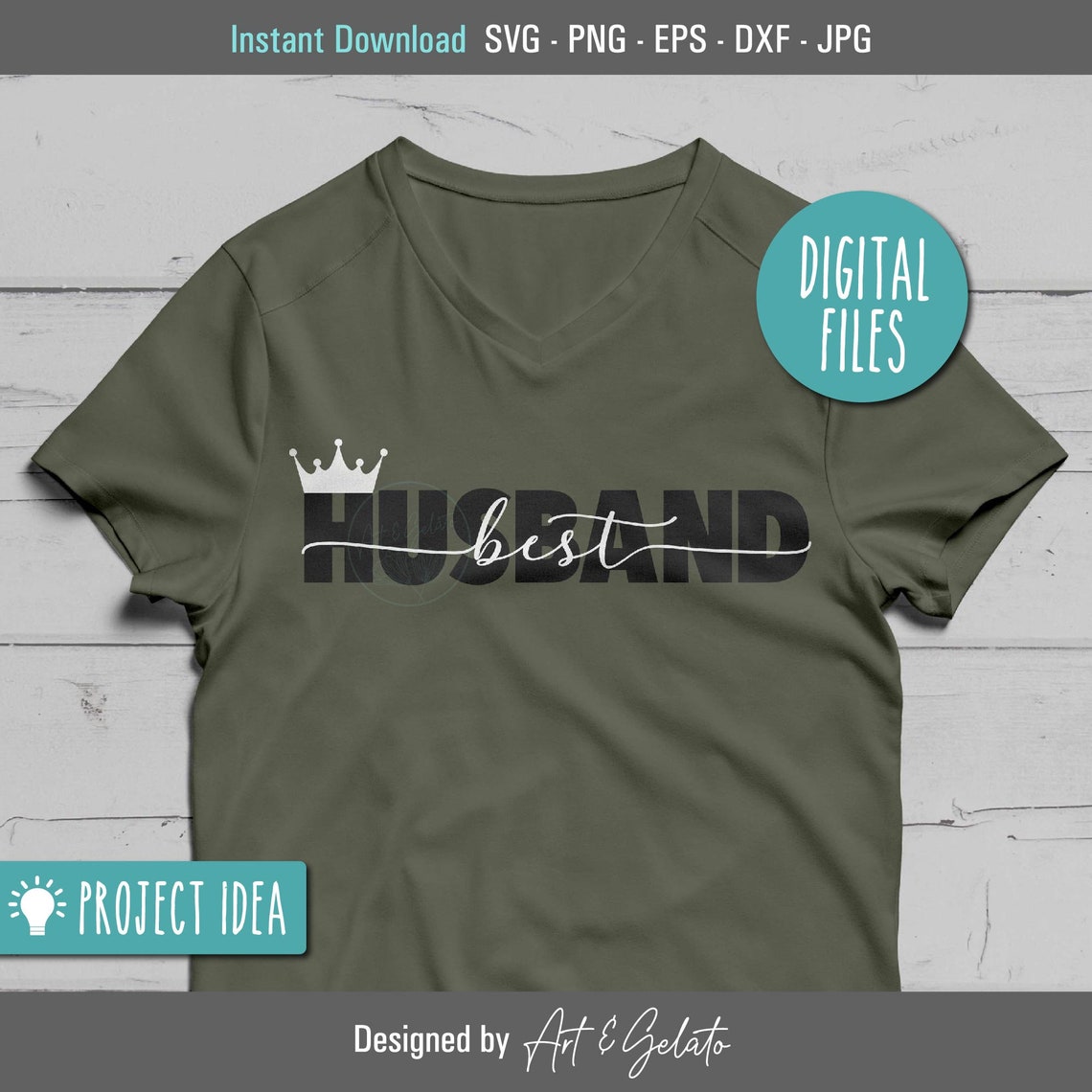 Best Husband Crown SVG Husband SVG Hubby Birthday Svg | Etsy