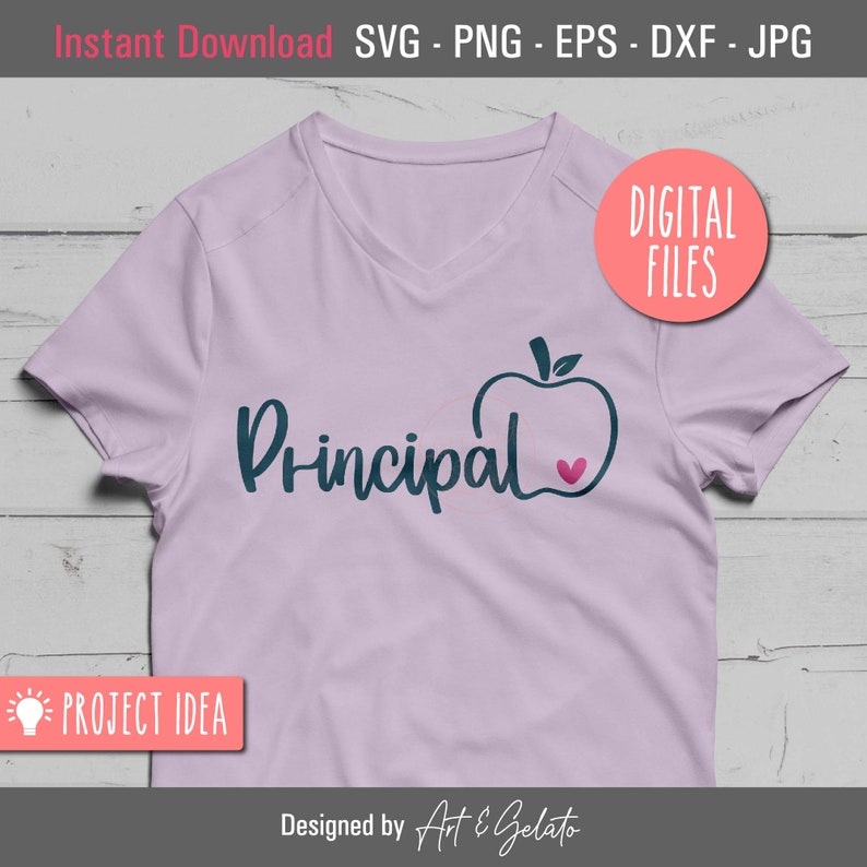 Principal Apple SVG School Principal SVG Principal SVG - Etsy