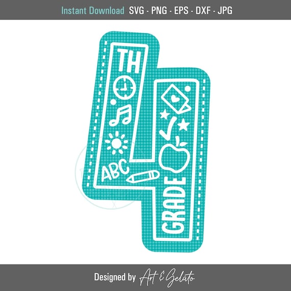 4th Grade SVG Fourth Grade Svg First Day of School Svg - Etsy