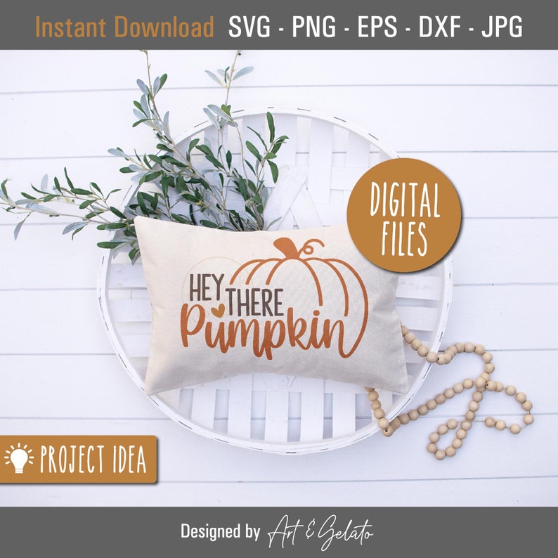 Hey There Pumpkin SVG Fall Pumpkin Svg Thanksgiving Svg - Etsy