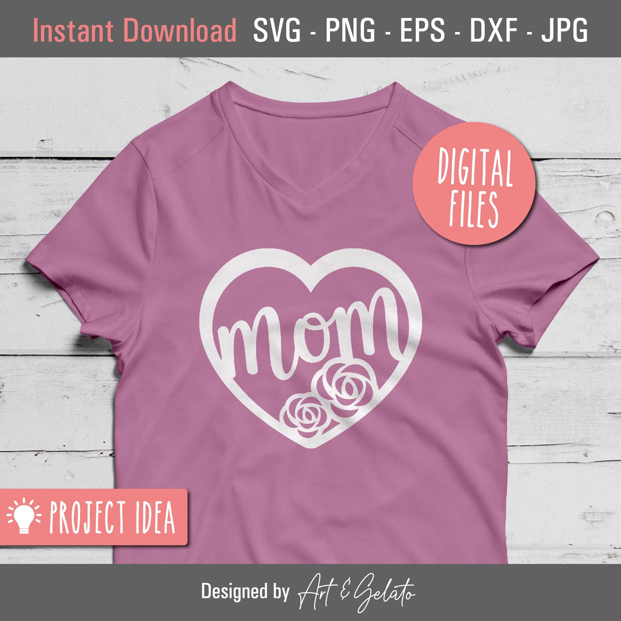 Mom Heart Cutout SVG Happy Mothers Day Svg Mothers Day Cake - Etsy