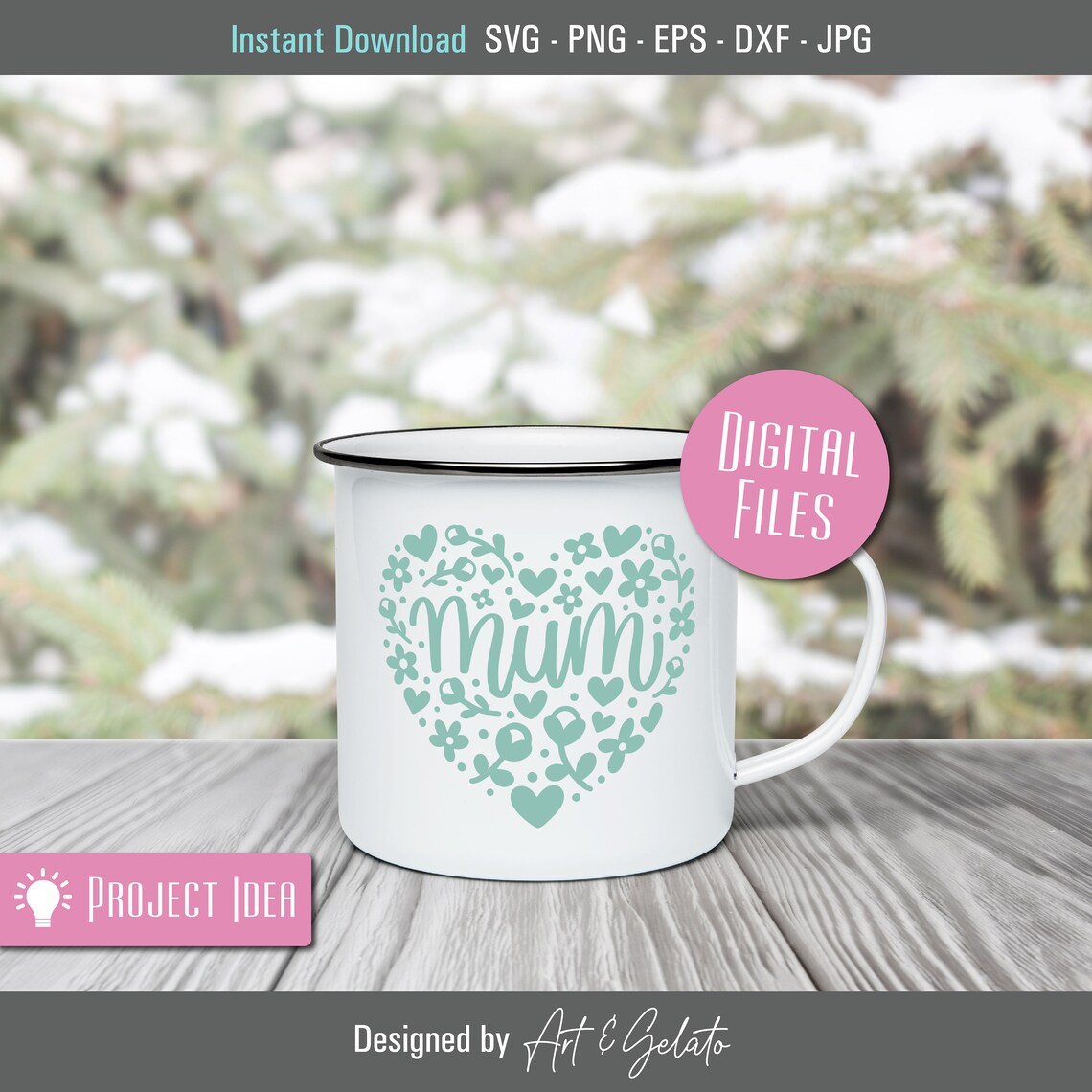 Mum Floral Heart Svg Mum Svg Mam Svg Mom Svg Mummy Svg | Etsy