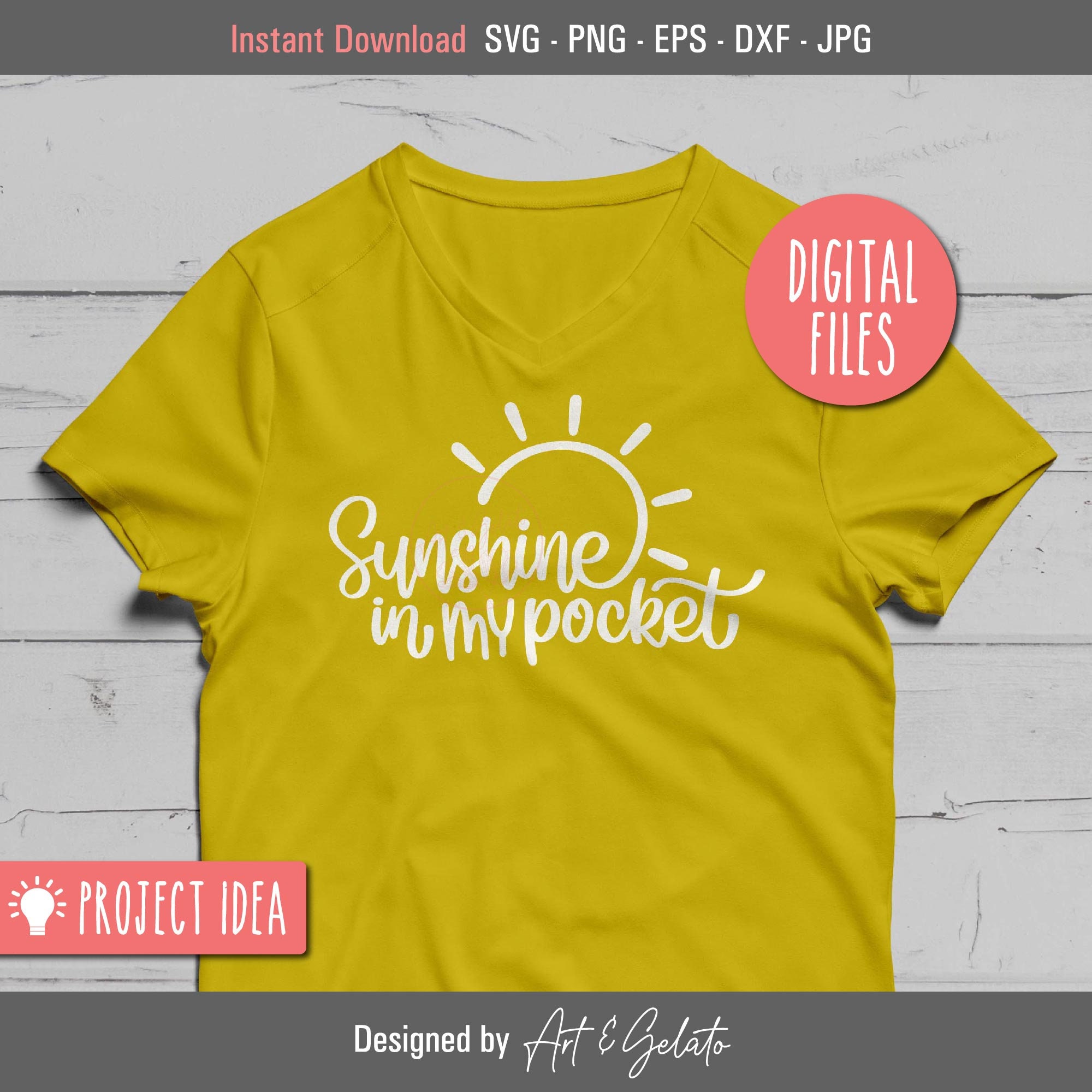 Sunshine in My Pocket SVG Summer SVG Sunshine Svg Sunny | Etsy