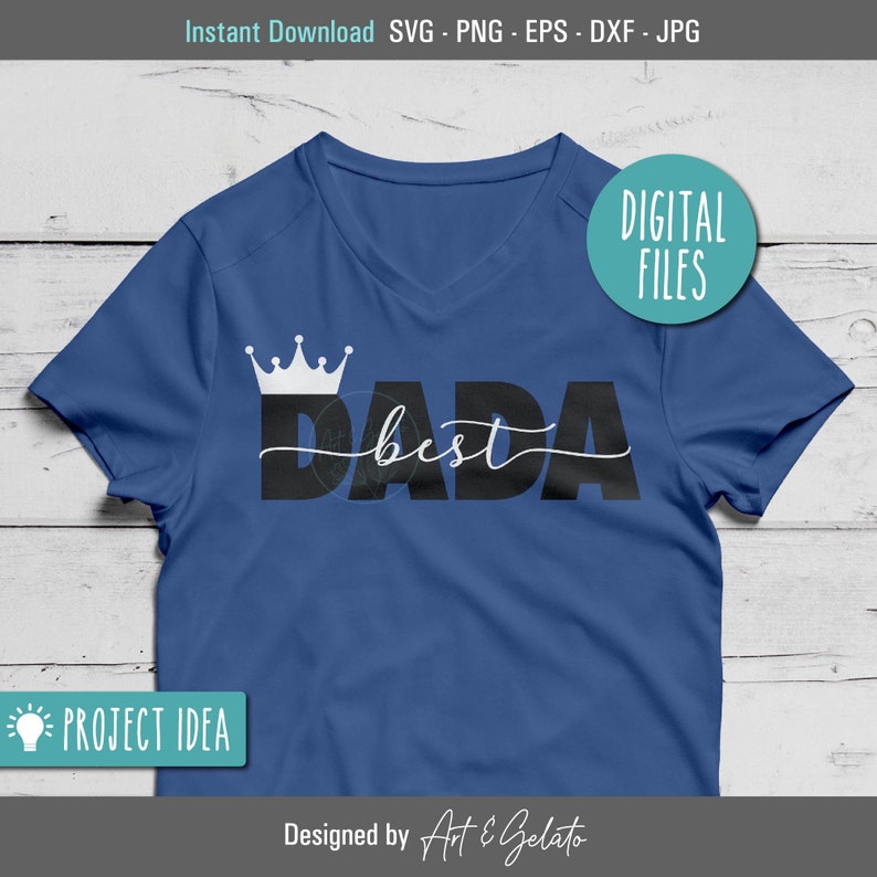 Best Dada Crown SVG Happy Father's Day SVG Fathers Day - Etsy