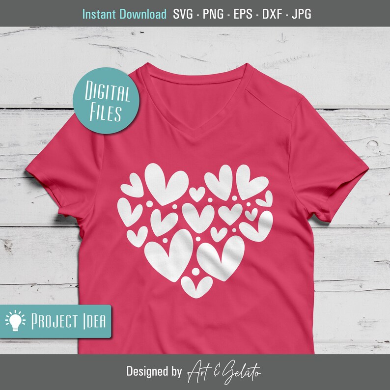 Heart of Hearts SVG Heart SVG Valentines Day SVG - Etsy