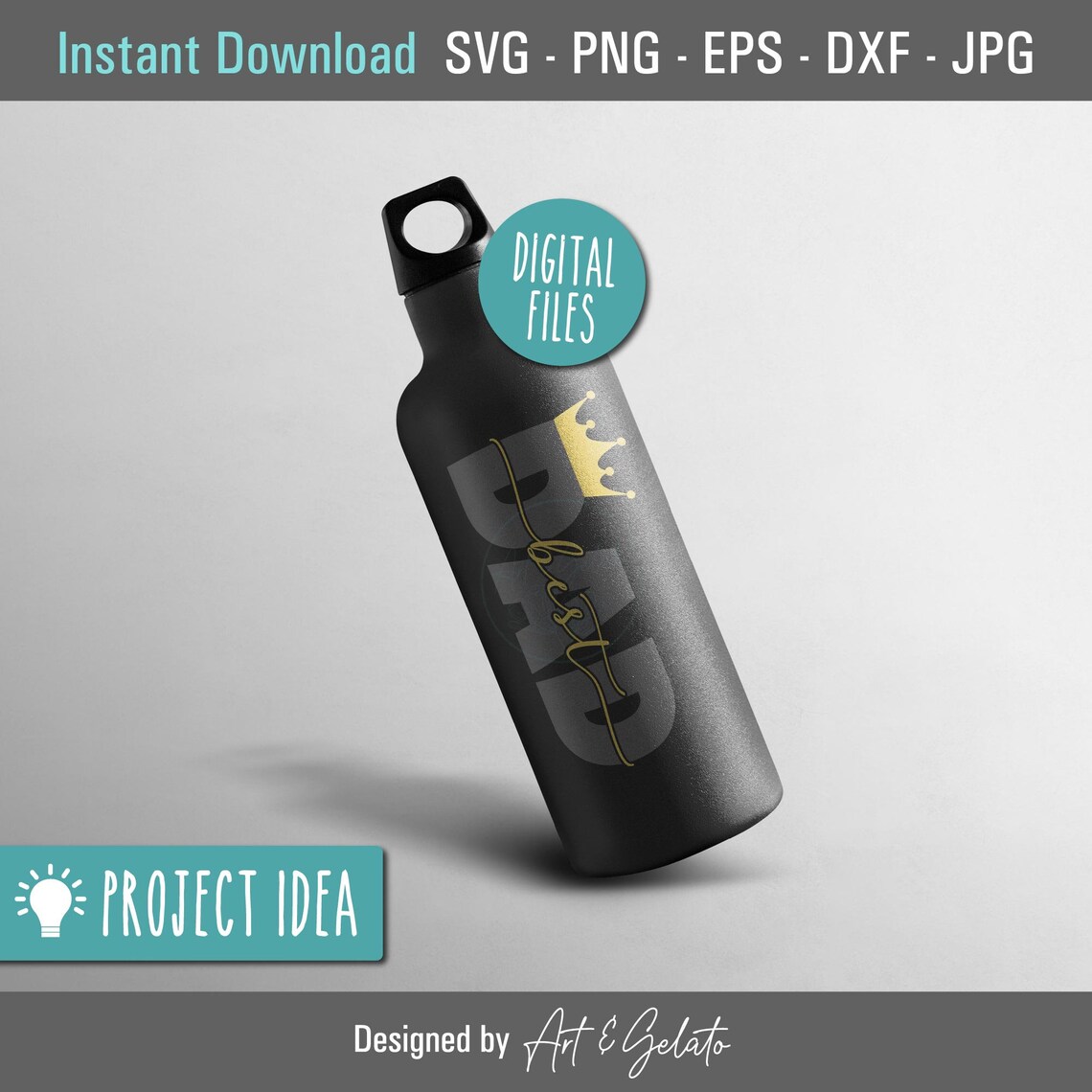 Best Dad Crown SVG Happy Father's Day SVG Fathers Day - Etsy