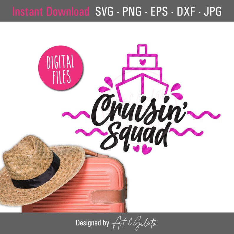Cruisin' Squad SVG, Family Cruise Svg, Vacation Cruise Svg, Cruise ...