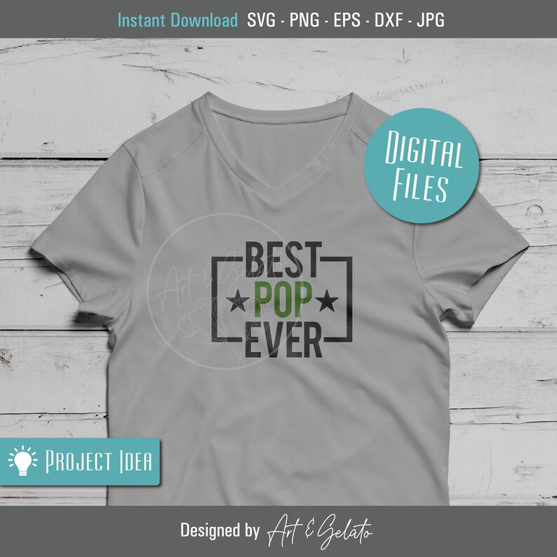 Best Pop Ever SVG Happy Father's Day SVG Fathers Day - Etsy