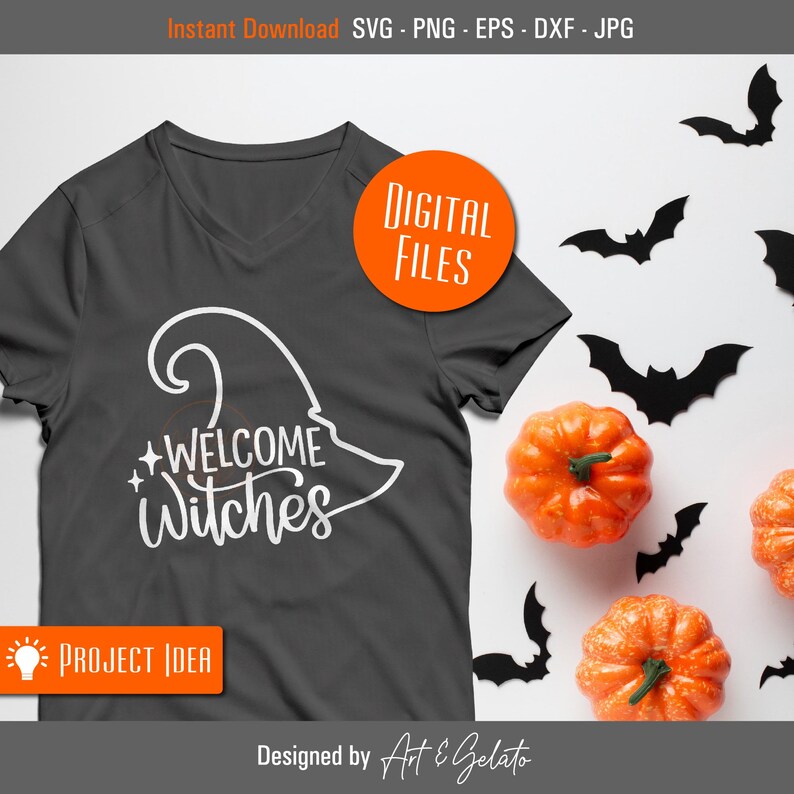 Welcome Witches SVG, Halloween Sign SVG, Halloween Door Sign Svg, Witch ...