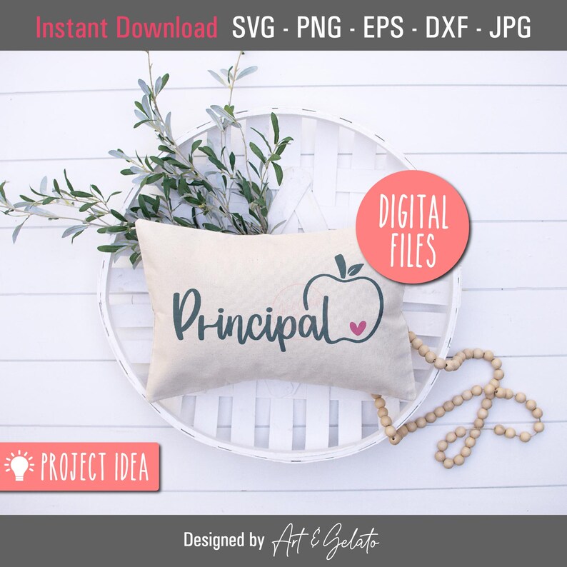 Principal Apple SVG, School Principal SVG, Principal SVG, Apple Svg ...