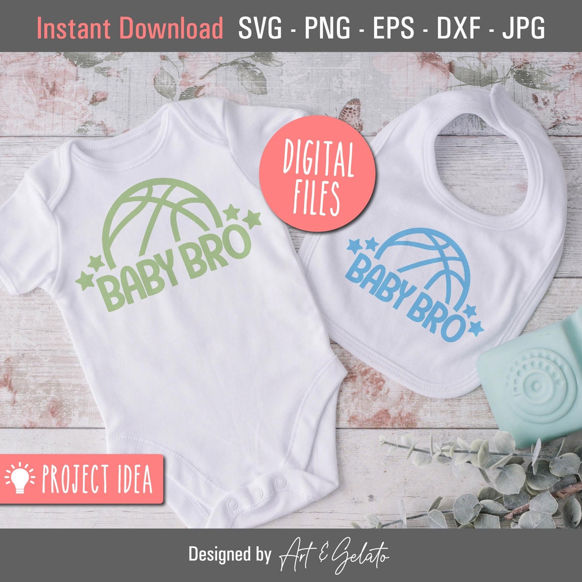 Basketball Baby Bro SVG, Basketball Svg, Basketball Baby Svg ...