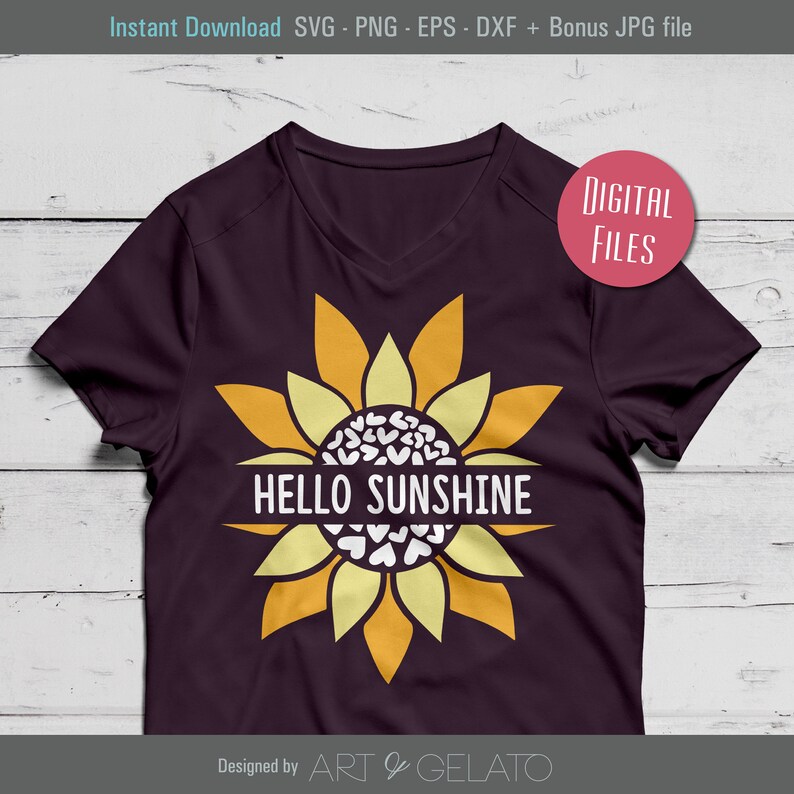 Hello Sunshine Svg, Summer Svg, Beach Svg, Happy Summer Svg, Hello ...